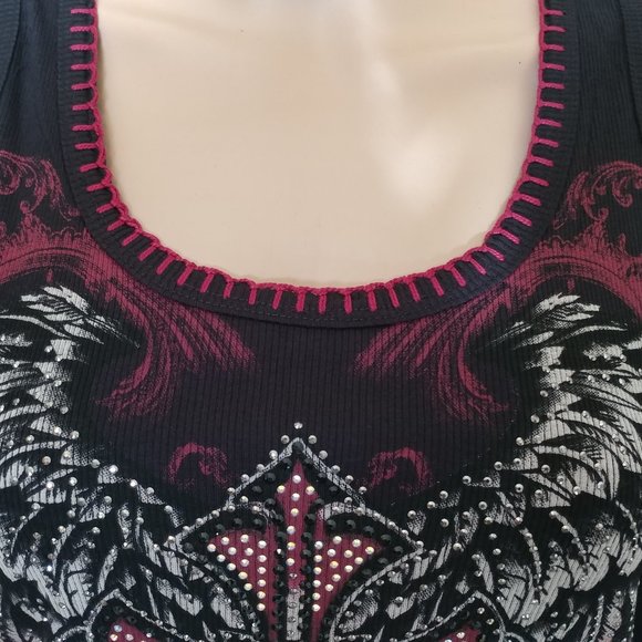 Vocal | Tops | Nwt Womens Vocal Tank Wcrosswingsbling | Poshmark